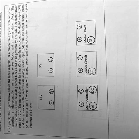 motor driver 1 5 points the figure below shows the block diagram for