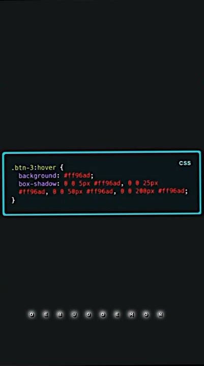 Programming Status 💻🔥css Hover Button Effect💫💸 Shorts Sigma