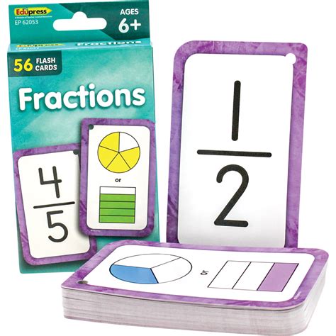 Fractions Flash Cards Tcr62053 Teacher Created Resources
