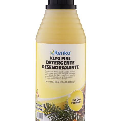Detergente Desengraxante 5l Klyo Pine Renko Impolut