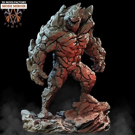 Magma Elemental From Archvillain Games The Magma Lords Monster