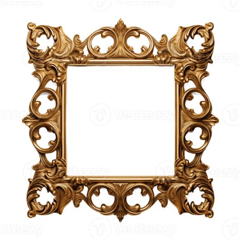Ai Generated Luxury Frame Rectangle Shape 41734596 Png