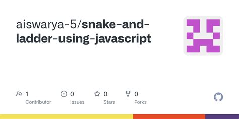 GitHub Aiswarya 5 Snake And Ladder Using Javascript