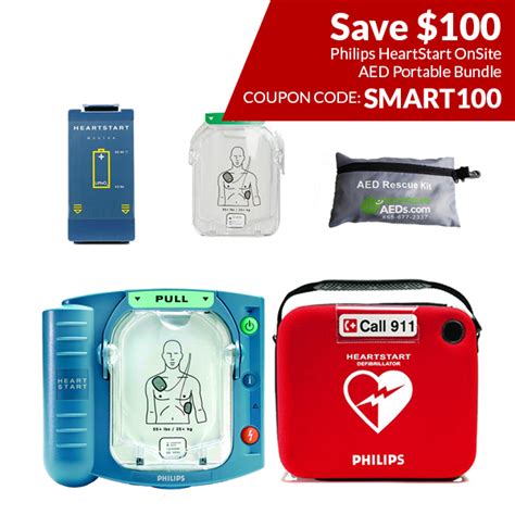 Philips Heartstart Onsite Aed Portable Bundle Aed One Stop Shop