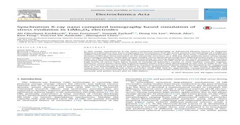 Pdf Synchrotron X Ray Nano Computed Tomography Based Chemeng