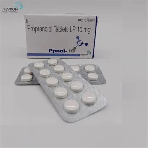 Propranolol 10 Mg Tablets At ₹ 52stripe Propranolol Tablets In