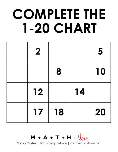 Free Printable Number Chart Black And White Download Free Printable