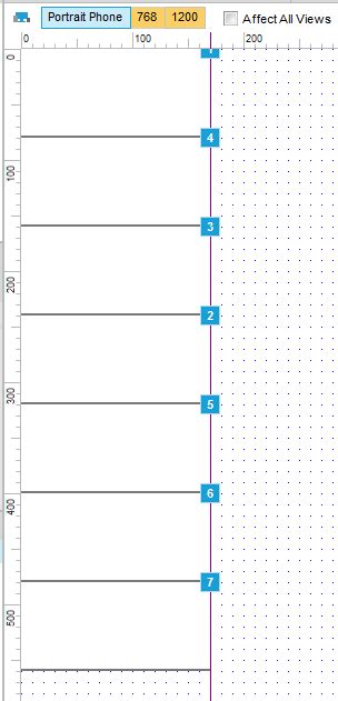 adaptive views isn t staying constant for every widget axure rp 8
