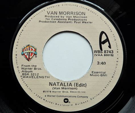 Yahooオークション Van Morrison Natalia Edit Bw Lifetimes