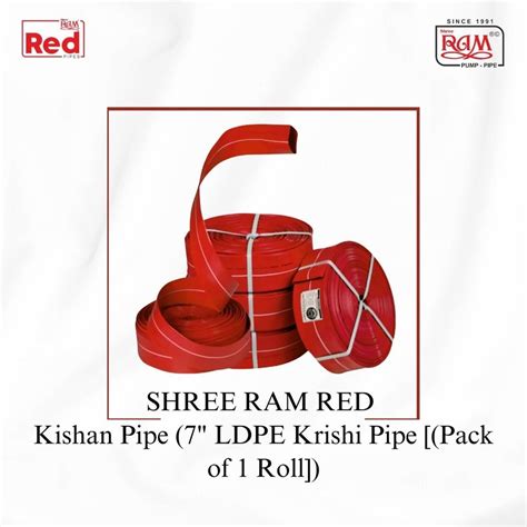 Ldpe Pipe 7 Red Ldpe Krishi Pipe Pack Of 1 Roll At ₹ 3627 5 Meter