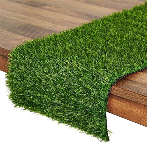 Juvale Artificial Grass Table Runner 14x48 Inch Faux Grass Table