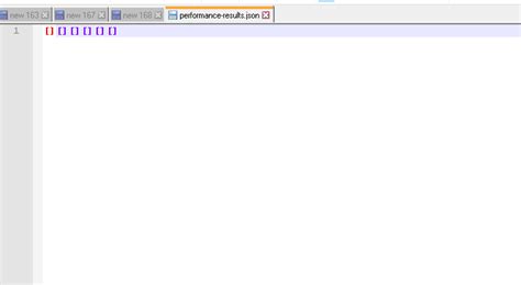 Performance Csv And Json Files Are All Blank Using Webdriverio Latest Version Viz 712