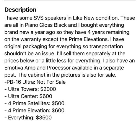 Good Deal On Used Svs System Rhometheater