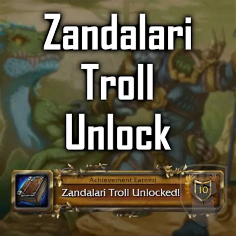 Zandalari Troll Allied Race Unlock Elo Boost Smurf Store