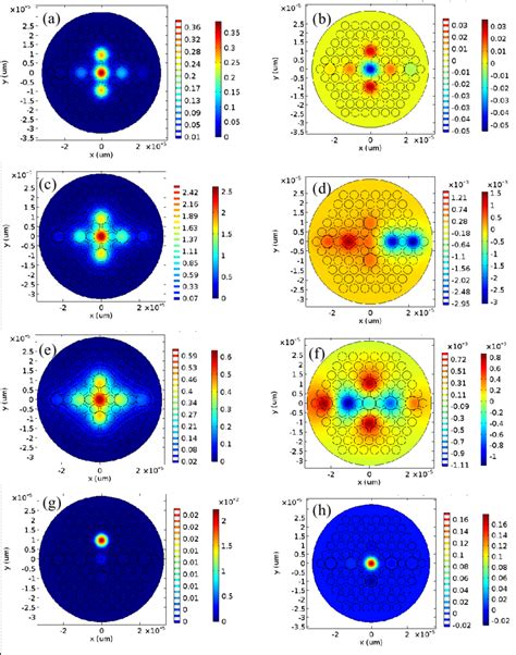 surface and contour electric field ex along with the x polarized for