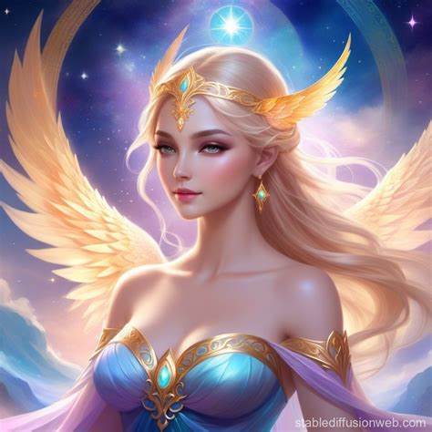 Divine Goddess Concept Stable Diffusion Online