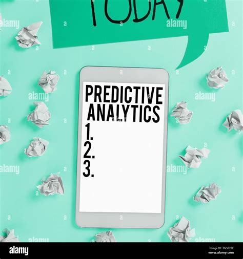 Text Caption Presenting Predictive Analytics Business Idea Optimize Collection Achieve Crm