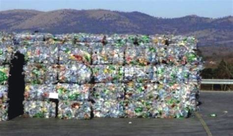 Compressed Bales Of Waste Plastic Bottles Download Scientific Diagram