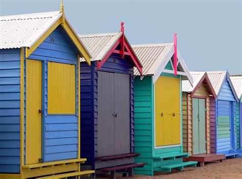 Brighton Bathing Boxes Melbourne Australia Buyoya