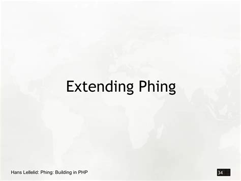 Phing Building With PHP PPT