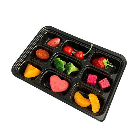 9 Compartments Blister Disposable Plastic Trays Xfplastic Packaging