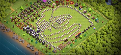 Best Funny Troll Base Th11 With Link 2024 Town Hall Level 11 Art Base
