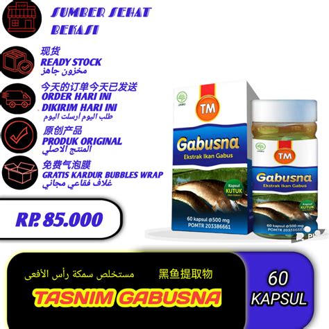 Jual Ekstrak Gamat Ikan Gabus 60 Kapsul Meningkatkan Kadar Albumin