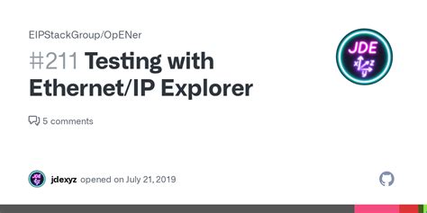 Testing With Ethernet IP Explorer Issue EIPStackGroup OpENer GitHub