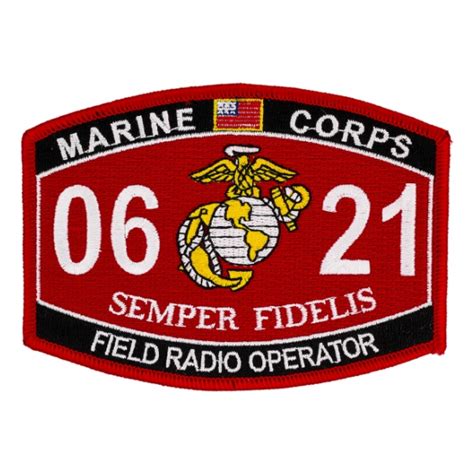 Usmc Mos 0621 Field Radio Operator Patch Flying Tigers Surplus