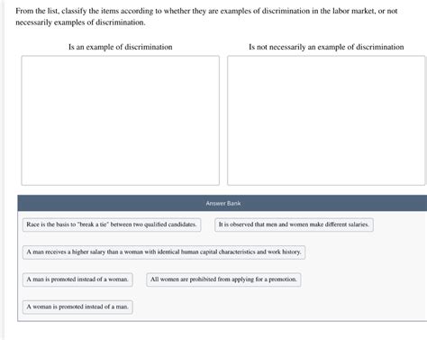 Solved From The List Classify The Items According To Chegg Com