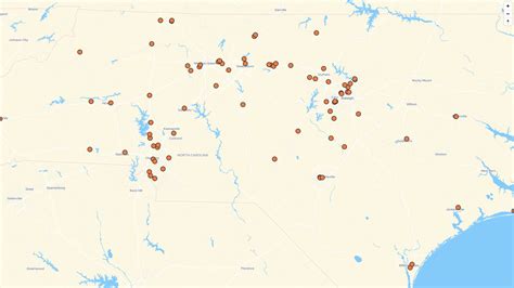 Map Of Labcorp Locations In North Carolina Us Mapstack