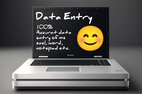 Accurat Data Enty Typing On Exel Power Point Notepad Etc By
