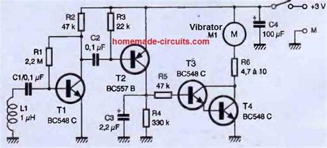 Mobile Signal Vibrator Circuit Homemade Circuit Projects