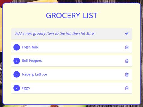 GitHub Systemsvanguard Shoppinglist A Simple Grocery Shopping List