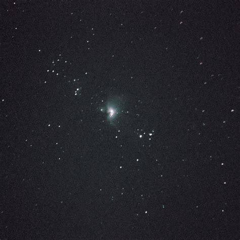 Stacked M42 Orion Nebula Rastrophotography