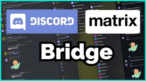 Discord And Matrix How To Bridge Your Discord Server To Matrix Synapse