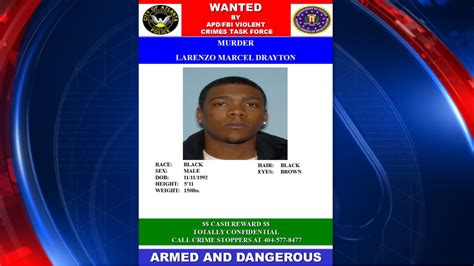 Feds Make Public Appeal To Find Atlanta Murder Suspect Fox 5 Atlanta