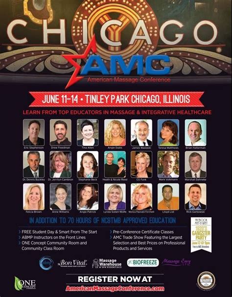 American Massage Conference Chicago Presenter Lineup In The Next