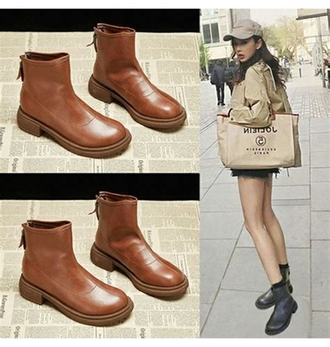 Eamt 여자 워커힐 봄가을 워커 키높이 앵클 라이더부츠 캐주얼 슈즈 Eung3 티몬