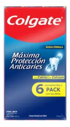 Pasta Dental Colgate Máxima Protección Anticaries 6 Pzas De MercadoLibre