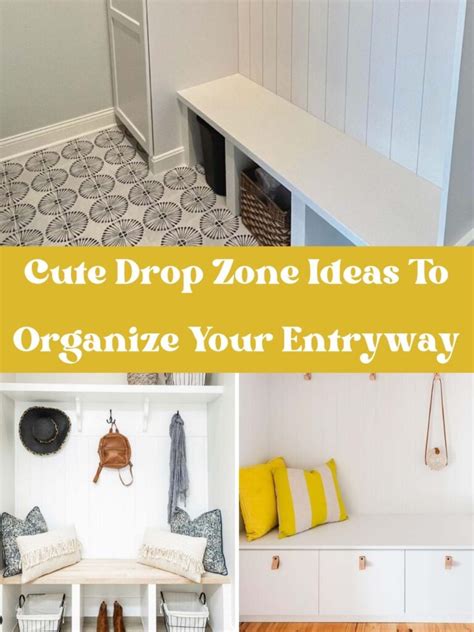 Cute Drop Zone Ideas To Organize Your Entryway Pink Pop Design
