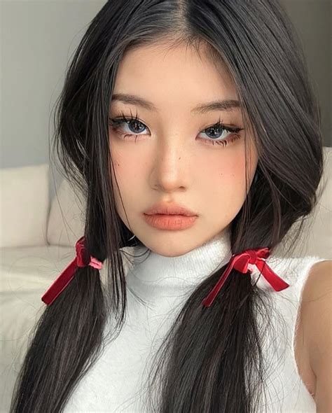 Pin De Snazzby Em Beautiful Asian Girls Ideias De Cabelo Maquiagem
