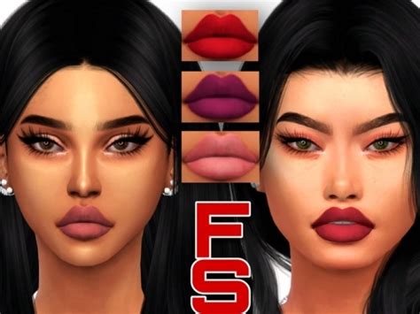 Famsimsss Lips 02 Lips Sims Sims 4