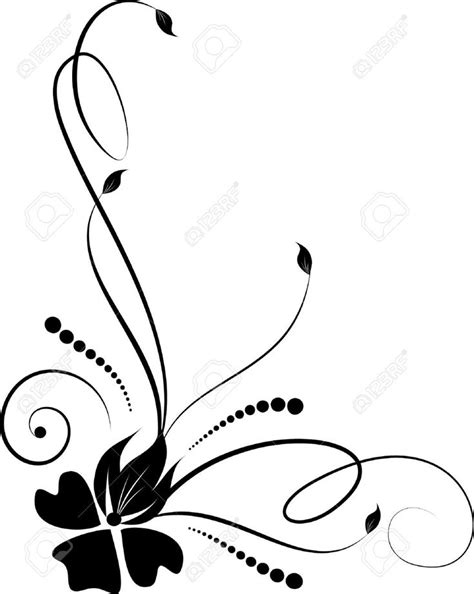 Resultado De Imagen Para Esquineros Vectores De Flores
