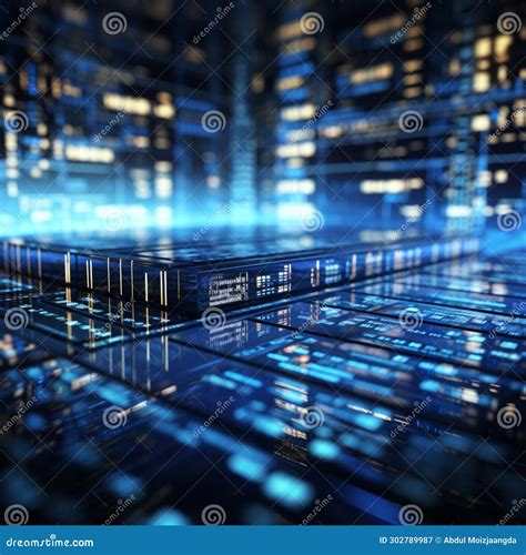 Glowing Binary Code Matrix Green Abstract Background Cloud Of Big Data Stream Of Information