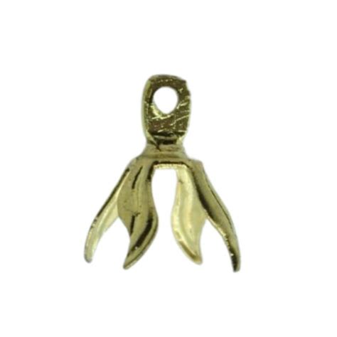 Bead Cap 6 X 9mm Gold Bead Trimming And Craft Co