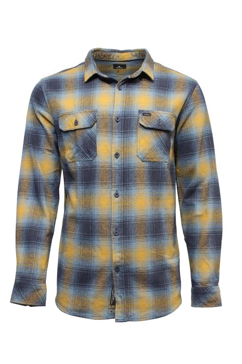 Rip Curl Count Flannel Shirt Mainstreet Clothing