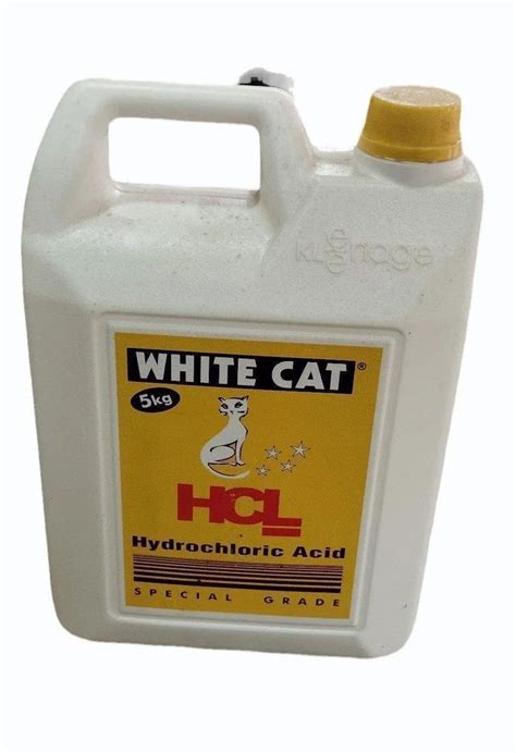 White Cat Hcl Hydrochloric Acid At ₹ 150 Can Cas No 7647 01 0 In