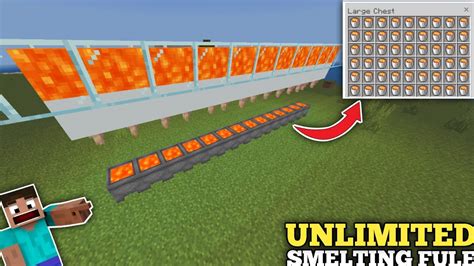 Infinite Smelting Fule For Furnace Minecraft 121 Minecraft Lava