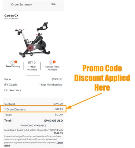 Proform Carbon Cx Exercise Bike Promo Code And Coupons